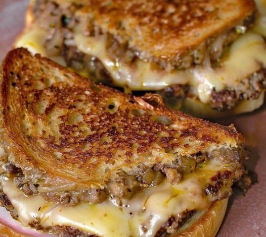 Weight Watcher Patty Melts with Secret Sauce - Dieter24